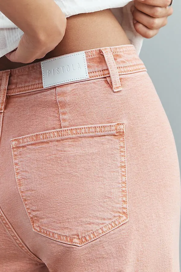 PISTOLA Penny High-rise Crop Wide-leg Jeans