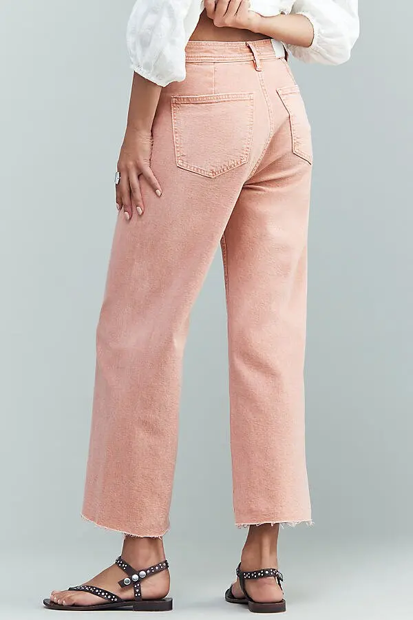 PISTOLA Penny High-rise Crop Wide-leg Jeans