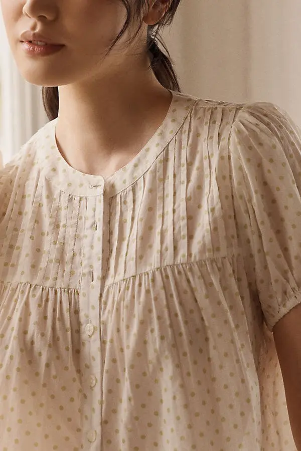 DAMSON MADDER Meadow Cotton Boxy Top
