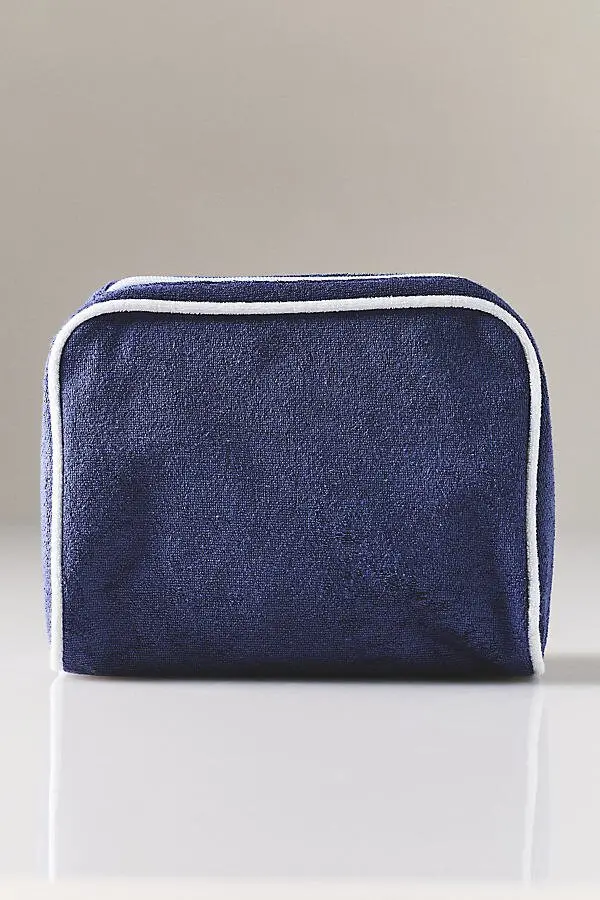 WEEZIE Terry Toiletry Bag - Navy Terry