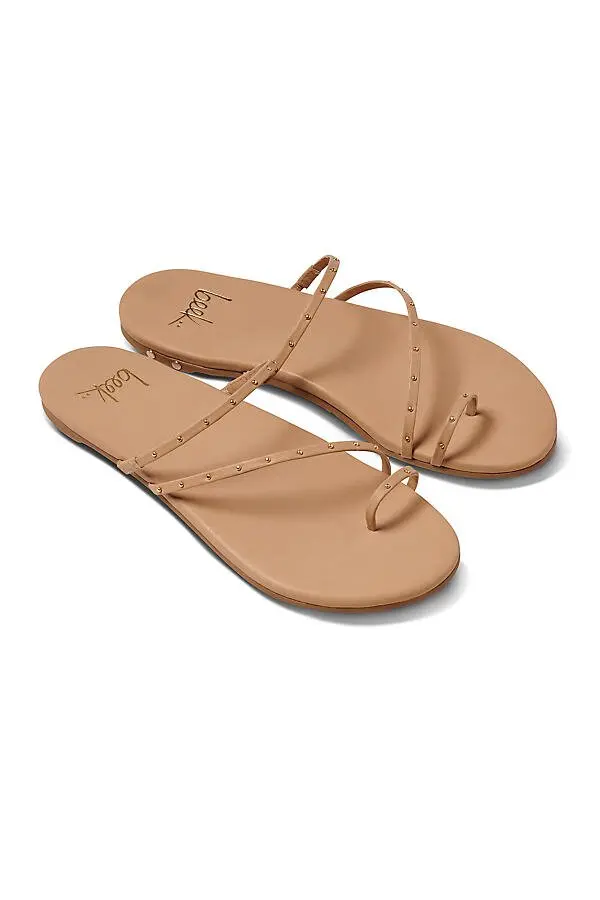 Beek Toe-loop Sandals With Metal Studs
