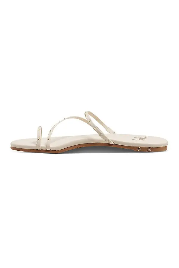 Beek Ula Toe-loop Sandals With Stud Detail - White