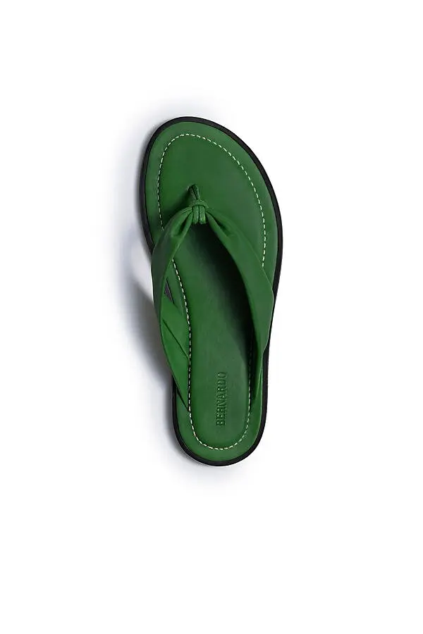 Anthropologie Bernardo Salt Flip Flops - Green