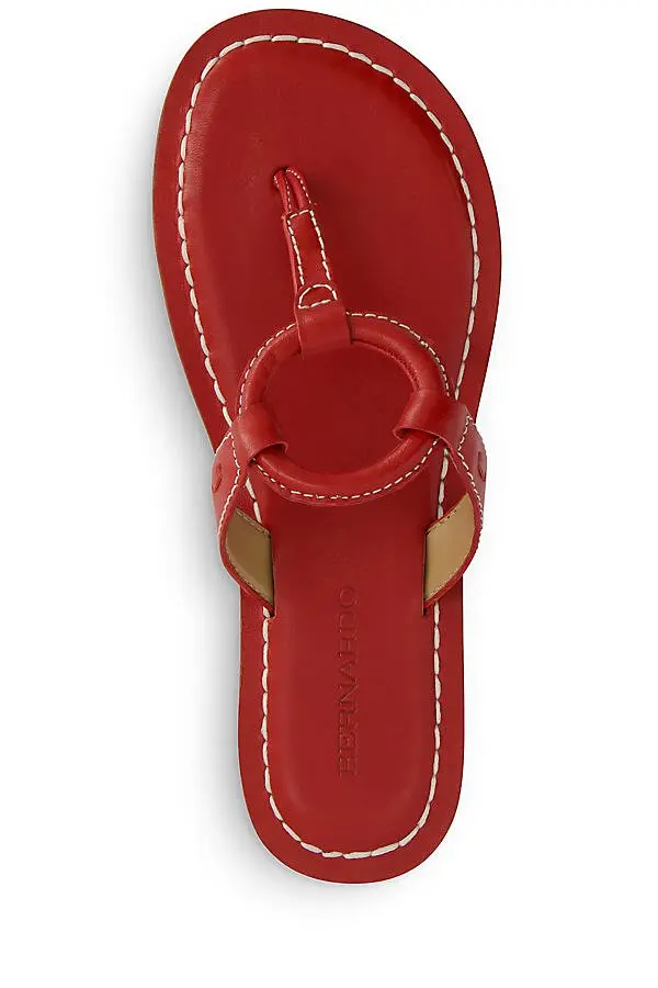 Bernardo Matrix Flip Flops - Red