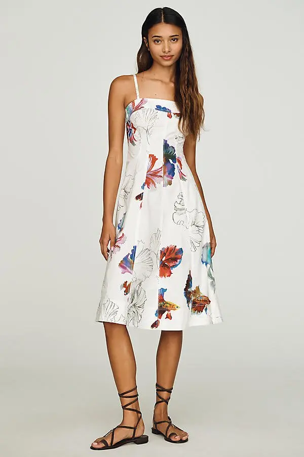 cersei cotton midi dress Back! JS Cersei Cotton midi dress