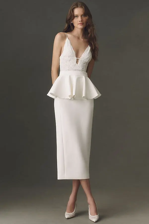 Ronny Kobo Annagrace Peplum Dress