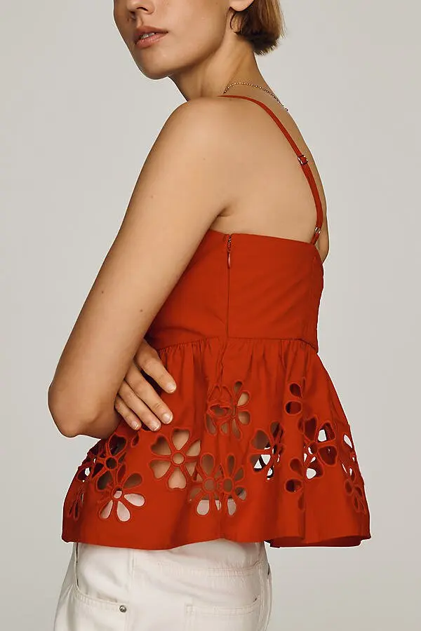 Rails Cotton Cutwork Tank Top