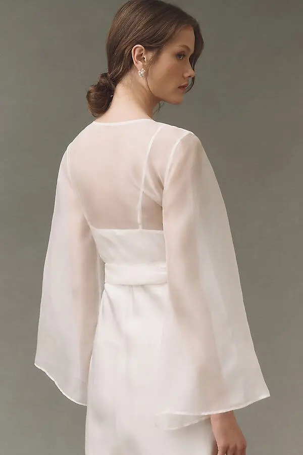 Shona Joy La Lune Stratus Organza Wrap Blouse