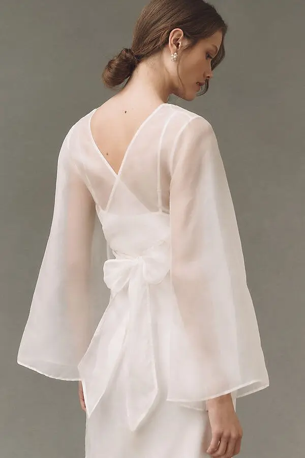 Shona Joy La Lune Stratus Organza Wrap Blouse