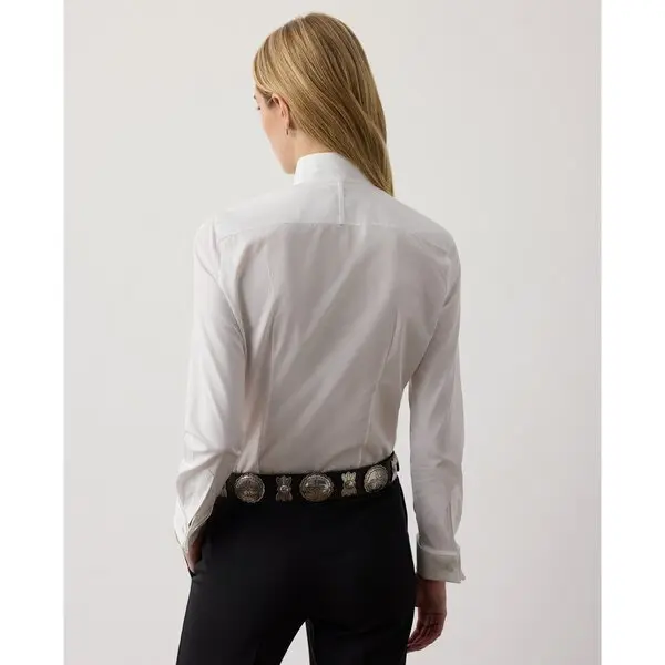 Ralph Lauren Cotton Broadcloth Tuxedo Shirt
