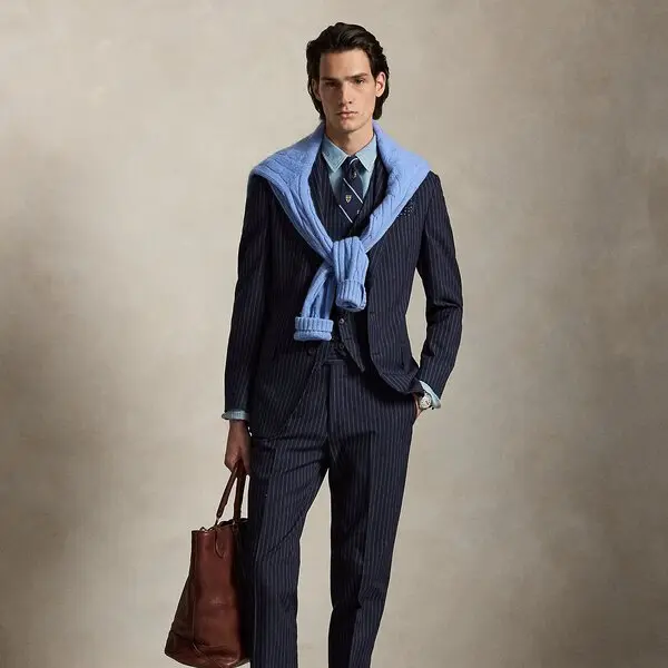 Ralph Lauren Polo Tailored Pinstripe 3-piece Suit