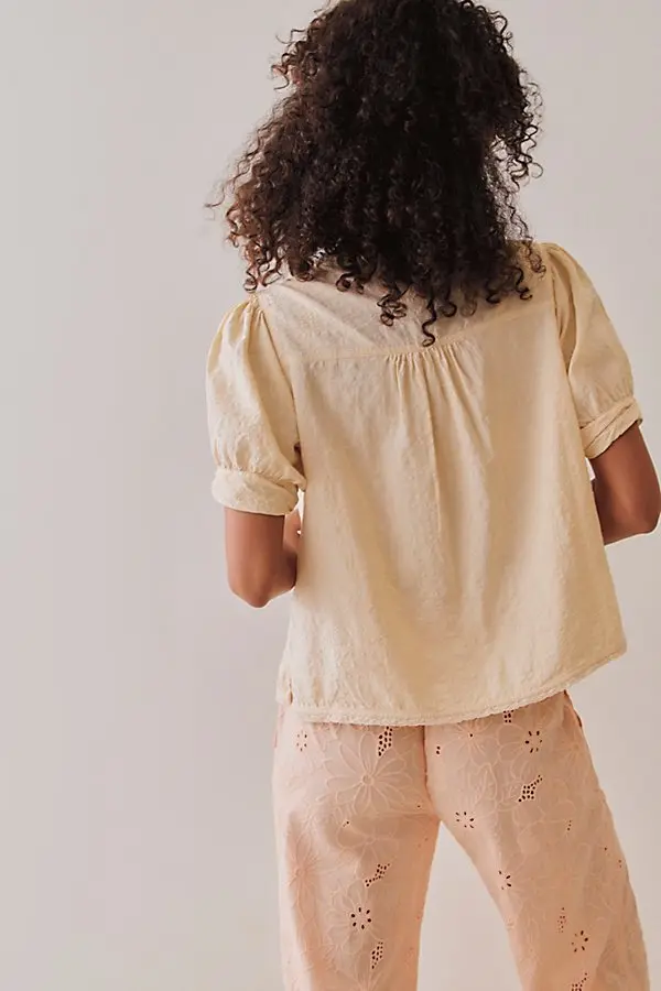 Free People On Repeat Lounge Top - Ecru