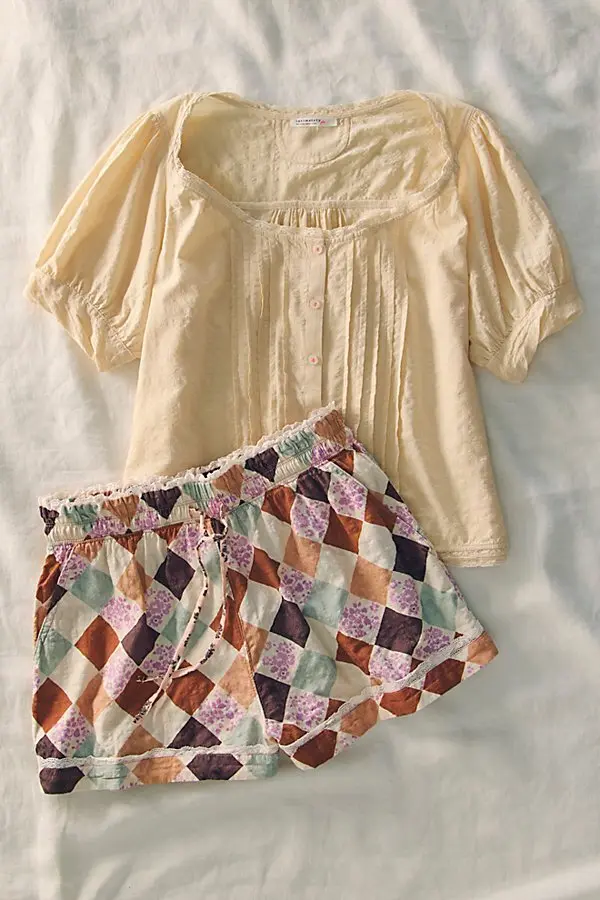 Free People On Repeat Lounge Top - Ecru
