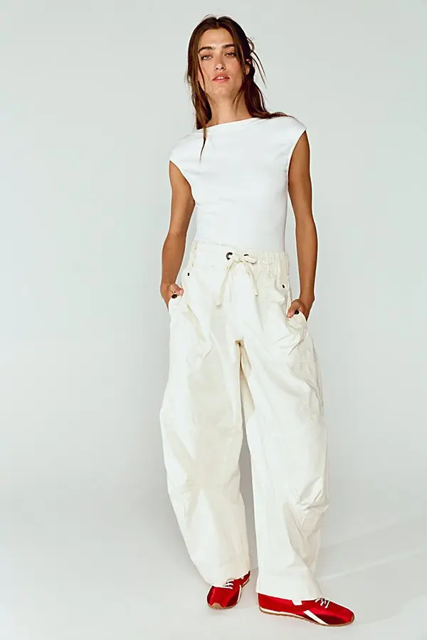 TRICIA FIX Embroidered Butterfly Tank - Ivory