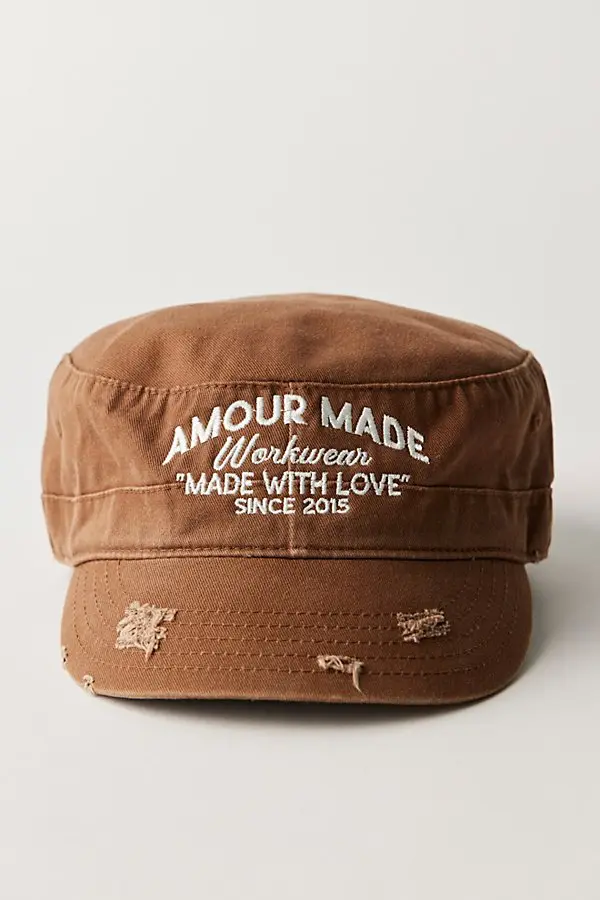 Free People Amour Inc Workwear Cadet Cap