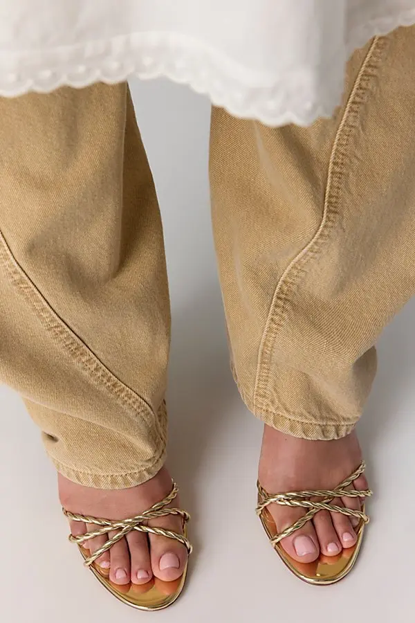 Retrofete Karolina Heels - Light Gold
