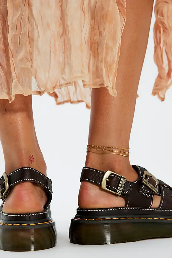 Dr. Martens Wrenlie Floral Deboss Fisherman Sandals