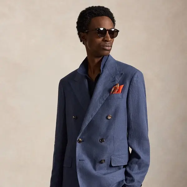 Ralph Lauren Polo Tailored Fit Linen Suit Jacket