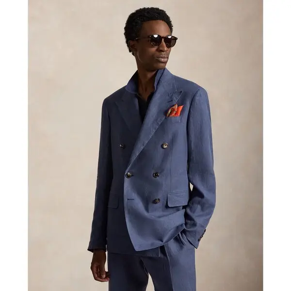 Ralph Lauren Polo Tailored Fit Linen Suit Jacket