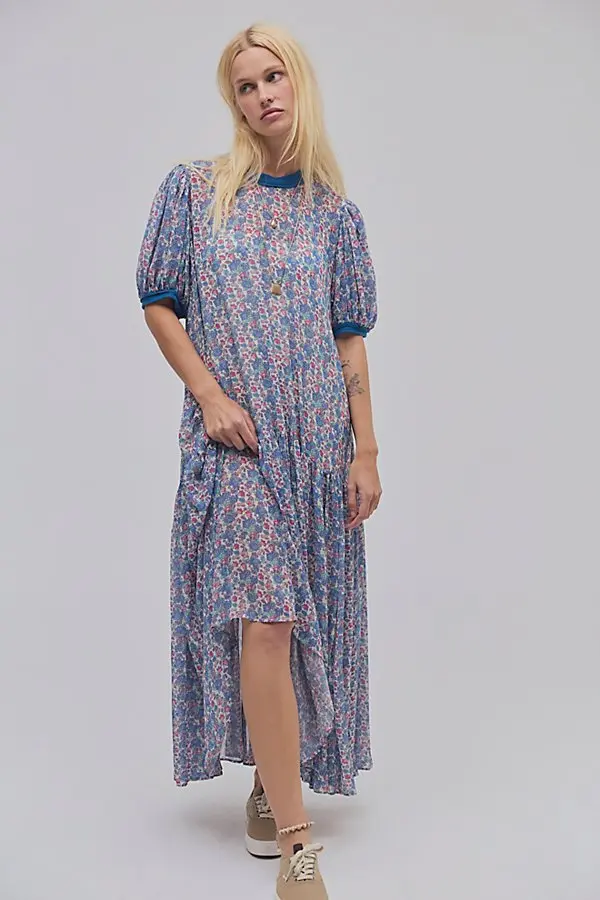 Free People Courtside Crush Maxi Dress - Garden Combo