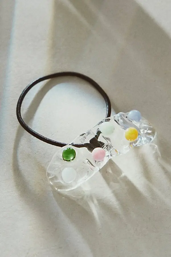 LEVENS JEWELS Glass Accent Hair Tie