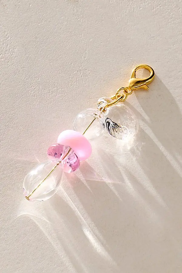 LEVENS JEWELS Bikini Charm - Clear/pink