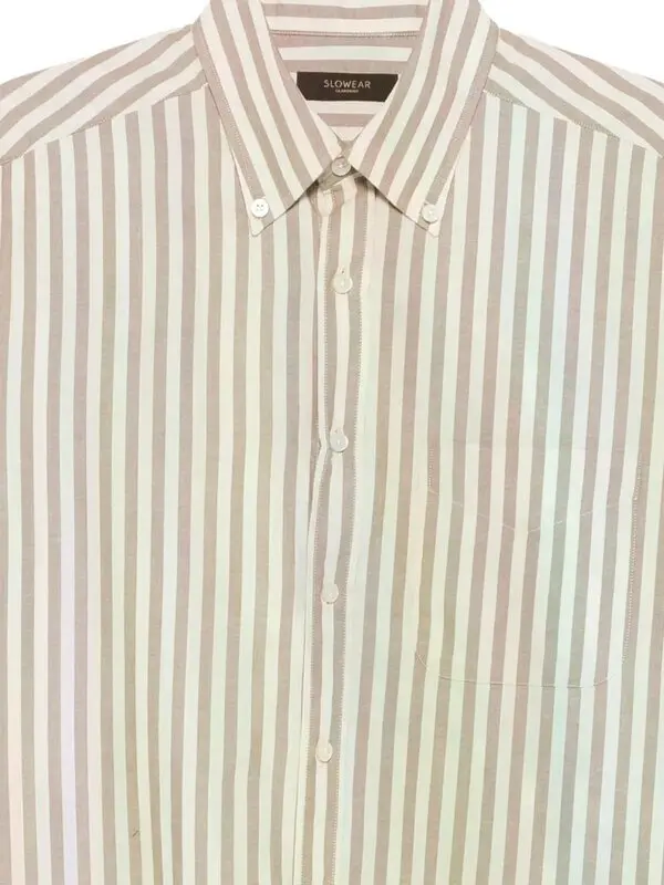 GLANSHIRT Striped-pattern Button-down Shirt