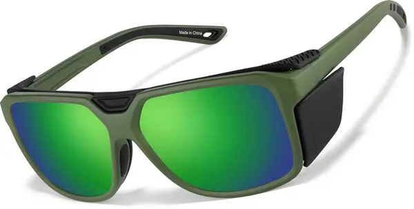 Zenni Full Rim Square Eyeglasses With Detachable Strap - Green