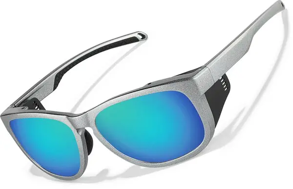 Zenni Square Frame Eyeglasses - Silver