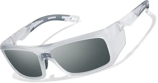 Zenni Full Rim Rectangle Eyeglasses With Security Strap - Clear