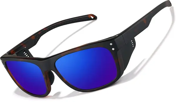 Zenni Sporty Square Plastic Full Rim Eyeglasses With Removable Strap - Tortoiseshell