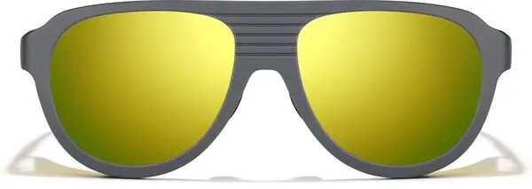 Zenni Sporty Aviator Full Rim Eyeglasses - Gray