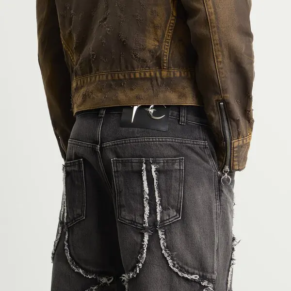 THUG CLUB Tribal Stitch Denim Jeans