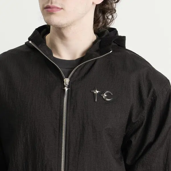 THUG CLUB Hooded Nylon Jacket