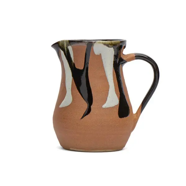BEAMS Hamadagama X Fennica Round Pitcher - Brown