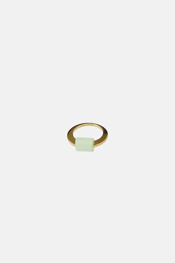 ALIITA Art Deco Cylinder Ring - Gold