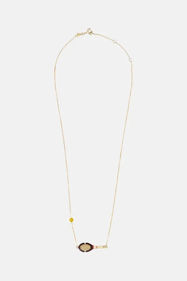 ALIITA Tennis Racquet Charm Necklace