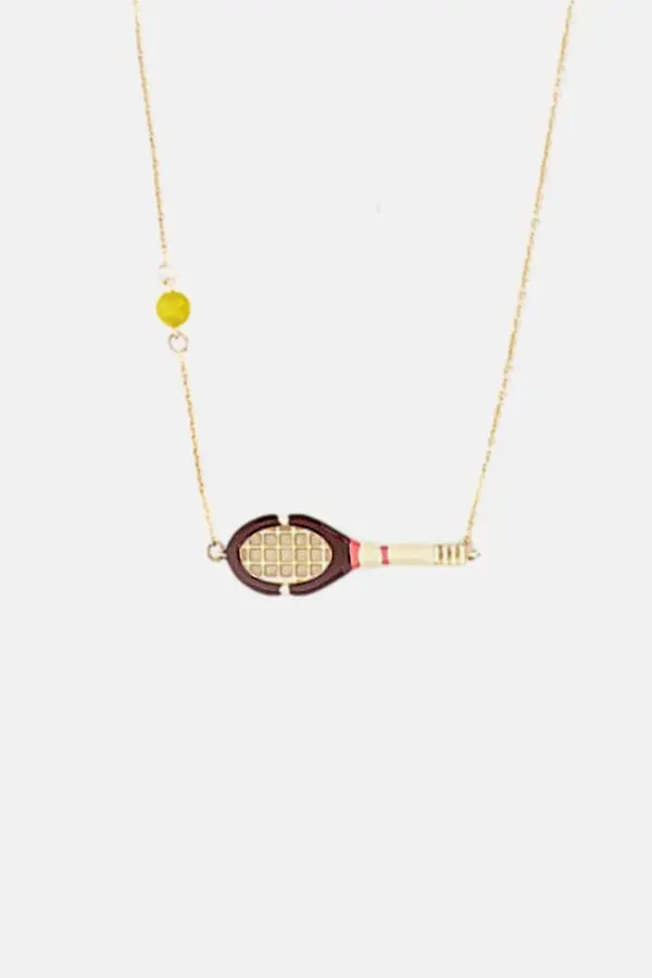 ALIITA Tennis Racquet Charm Necklace