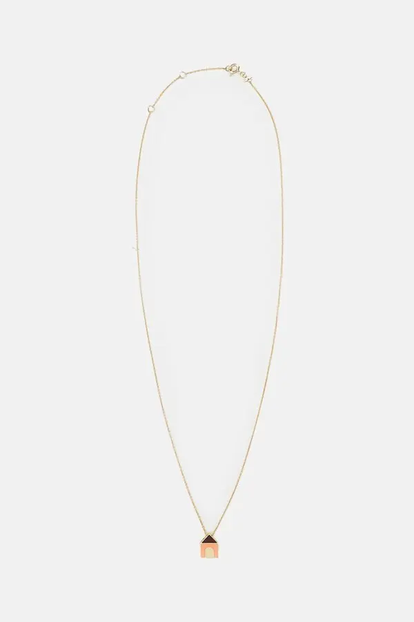 ALIITA Casita Bold Enamel Necklace - Oro
