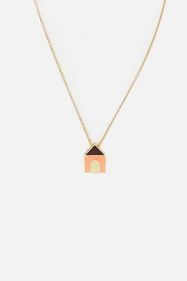 ALIITA Casita Bold Enamel Necklace - Oro