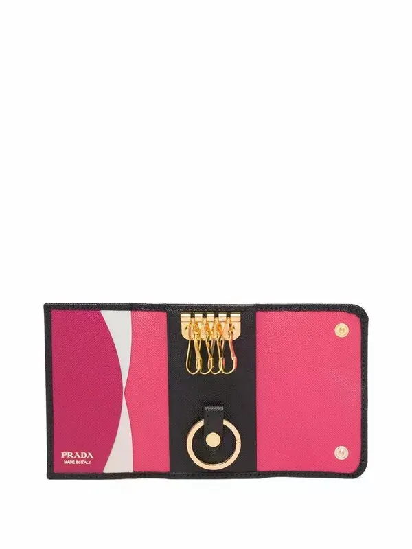 Prada Saffiano Leather Key Case