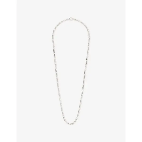 SERGE DENIMES Sterling Figaro Chain Necklace - Silver