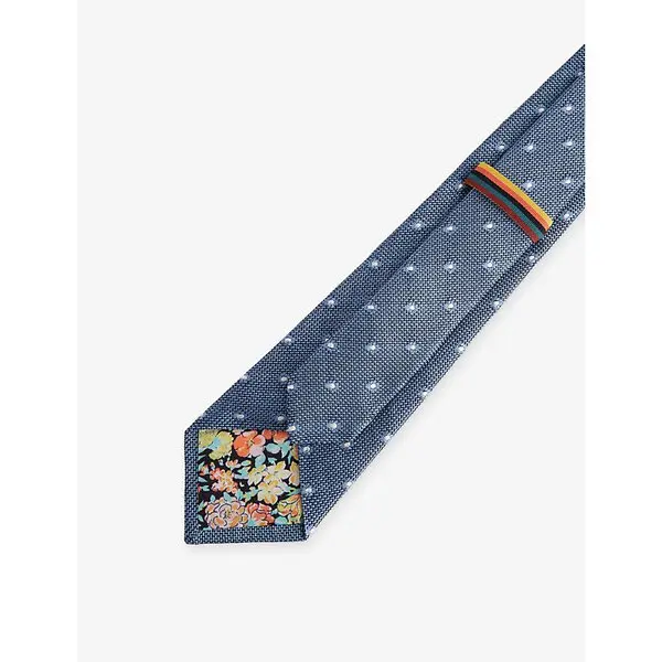 Paul Smith Polka Dot Silk Neck Tie