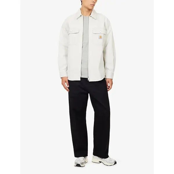 Carhartt Work In Progress Brady Straight-leg Cotton Trousers - Black