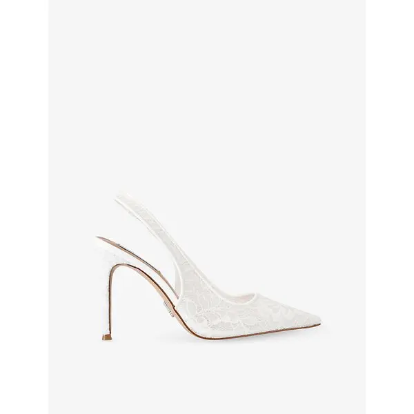 Steve Madden Reyes Lace Slingback High Heel Pumps