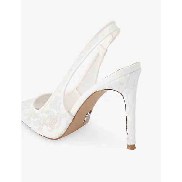 Steve Madden Reyes Lace Slingback High Heel Pumps