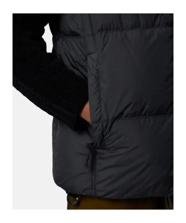 Stone Island Logo Patch High Neck Gilet - Black