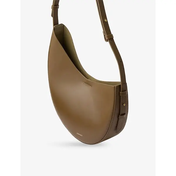Soeur Leather Shoulder Bag - Bronze