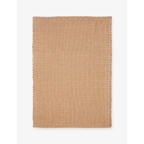 THE CONRAN SHOP Macramé Cotton Rug 170cm X 240cm - Rust Charcoal