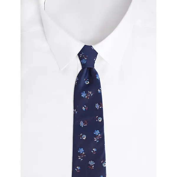 Paul Smith Floral Silk Neck Tie